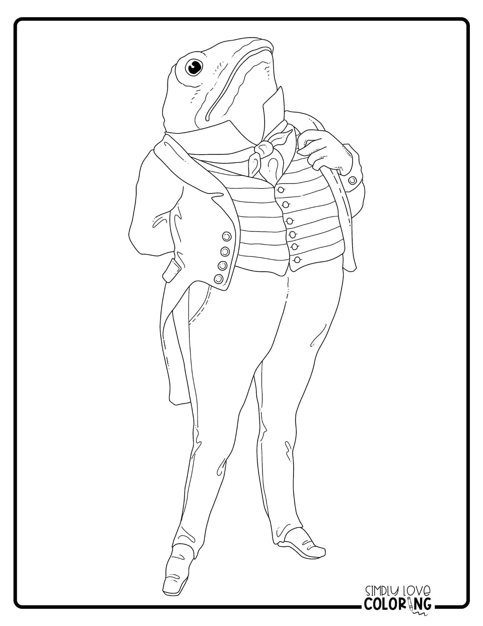 Free Toad Coloring Pages - Simply Love Coloring