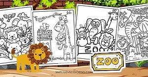 Zoo Coloring Pages (Free PDF Printables) - Simply Love Coloring