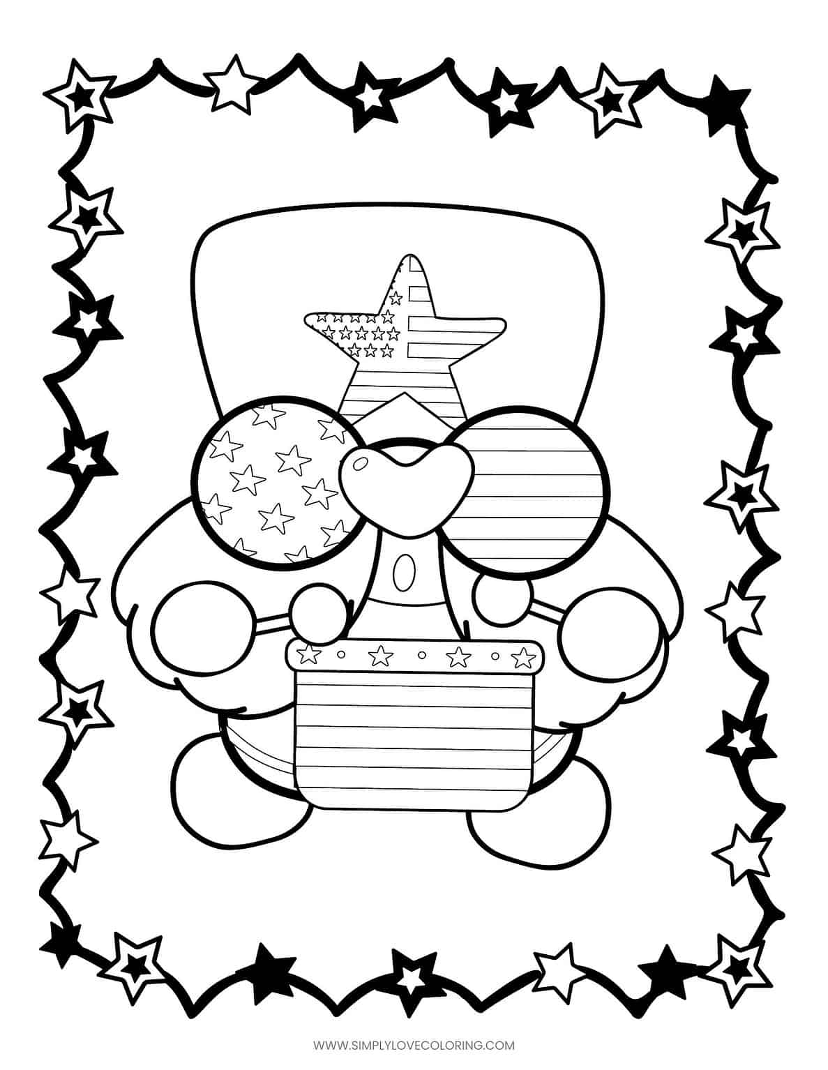 49 Independence Day Coloring Pages (July 4 Free PDF Printables ...