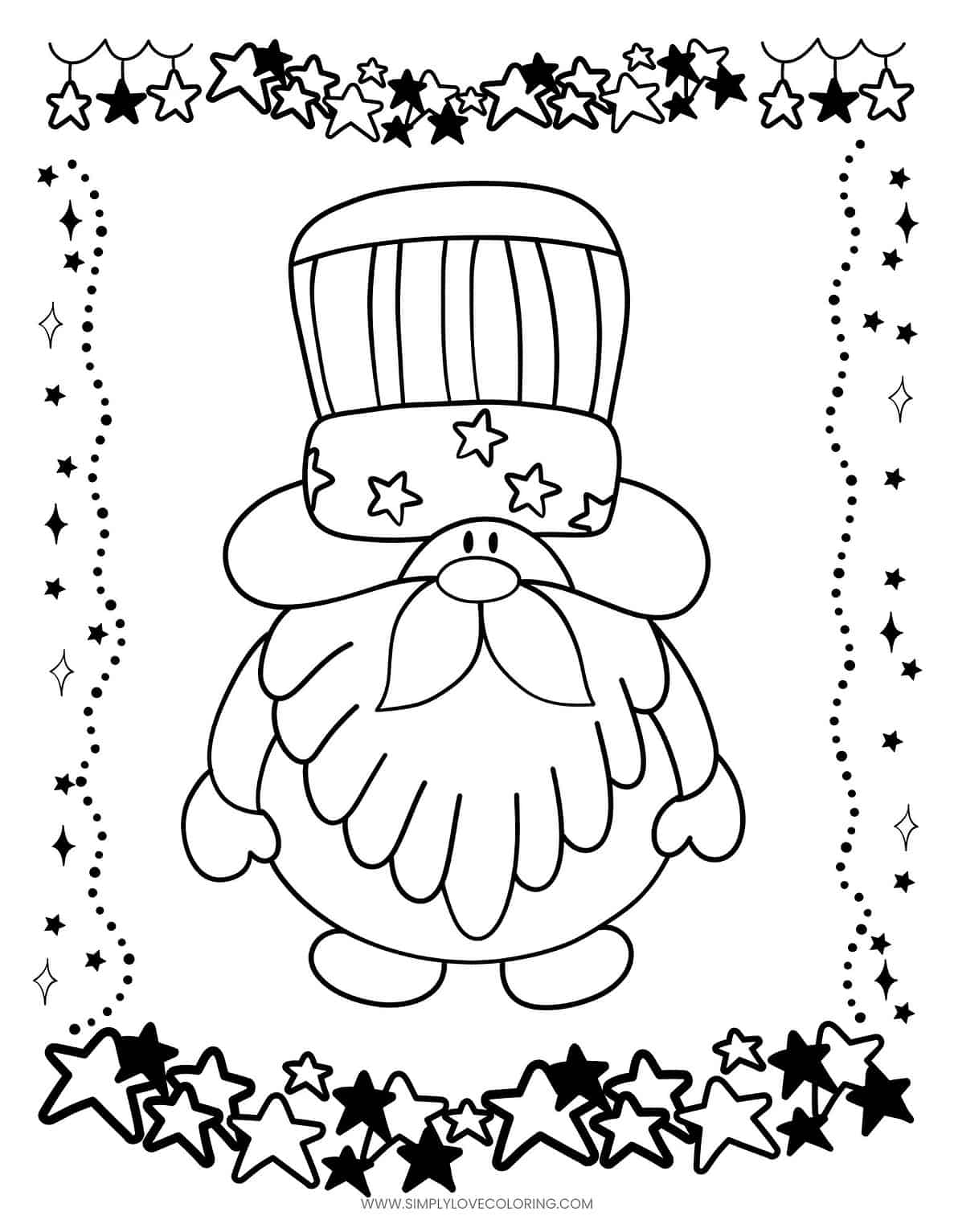 49 Independence Day Coloring Pages (July 4 Free PDF Printables ...