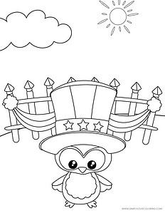 49 Independence Day Coloring Pages (July 4 Free PDF Printables ...