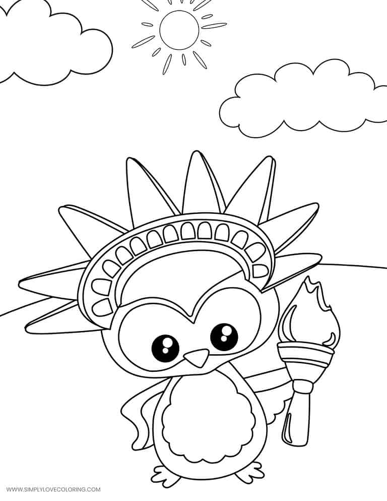 49 Independence Day Coloring Pages (July 4 Free PDF Printables ...