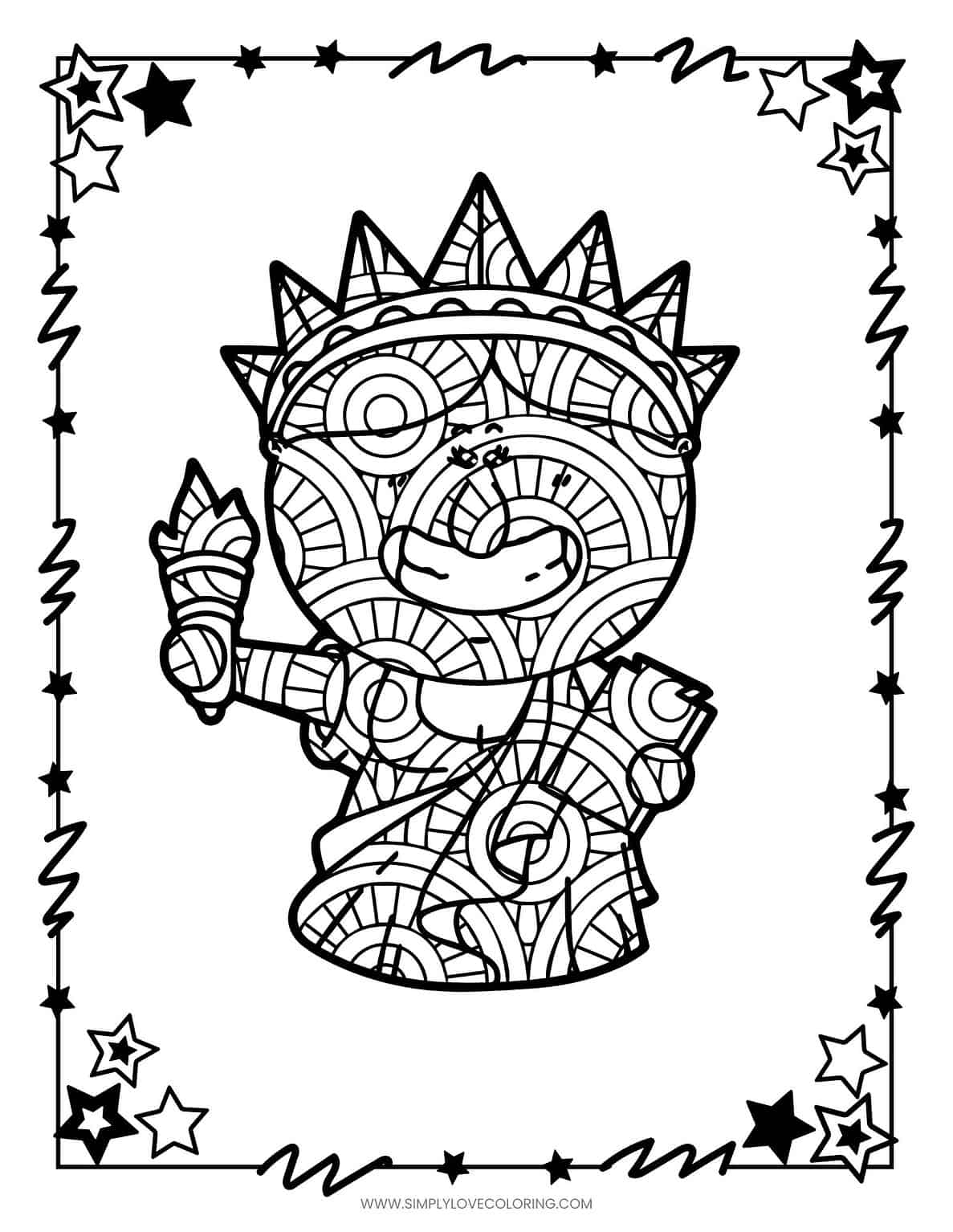 49 Independence Day Coloring Pages (July 4 Free PDF Printables ...