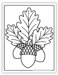 36 Fall Coloring Pages (Free PDF Printables) - Simply Love Coloring