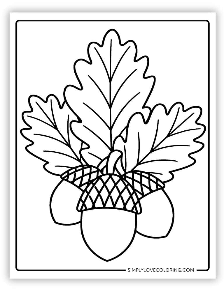 36 Fall Coloring Pages (Free PDF Printables) - Simply Love Coloring