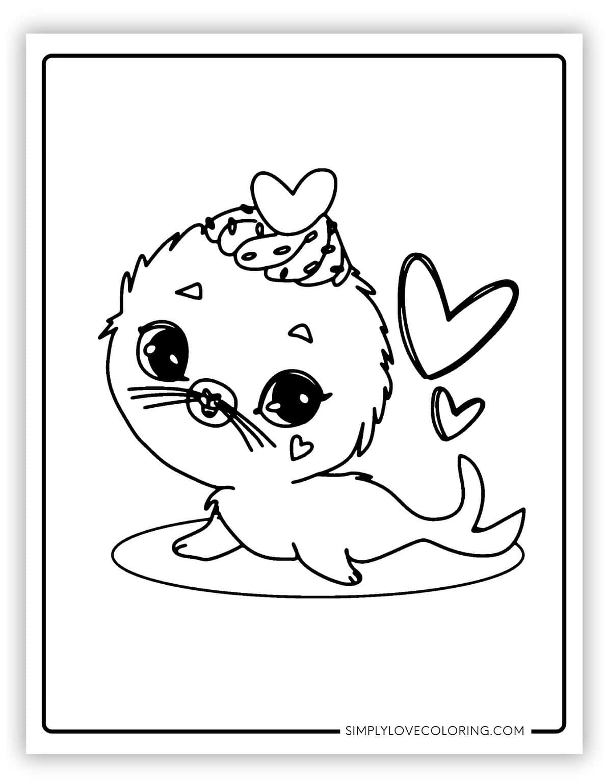 31 Seal Coloring Pages (Free PDF Printables) - Simply Love Coloring