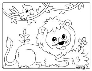 21 Lion Coloring Pages (Free PDF Printables) - Simply Love Coloring