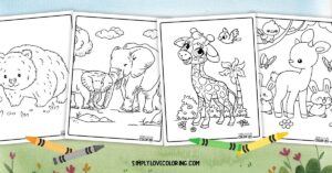 208 Fun Animal Coloring Pages (Free PDF Printables) - Simply Love Coloring