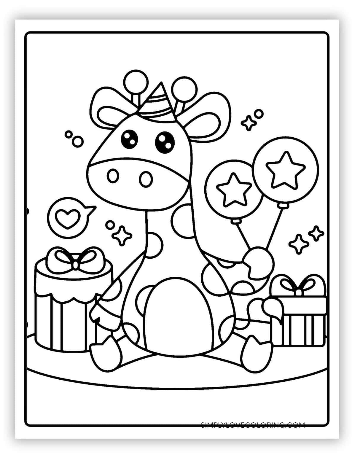 27 Giraffe Coloring Pages (Free PDF Printables) - Simply Love Coloring