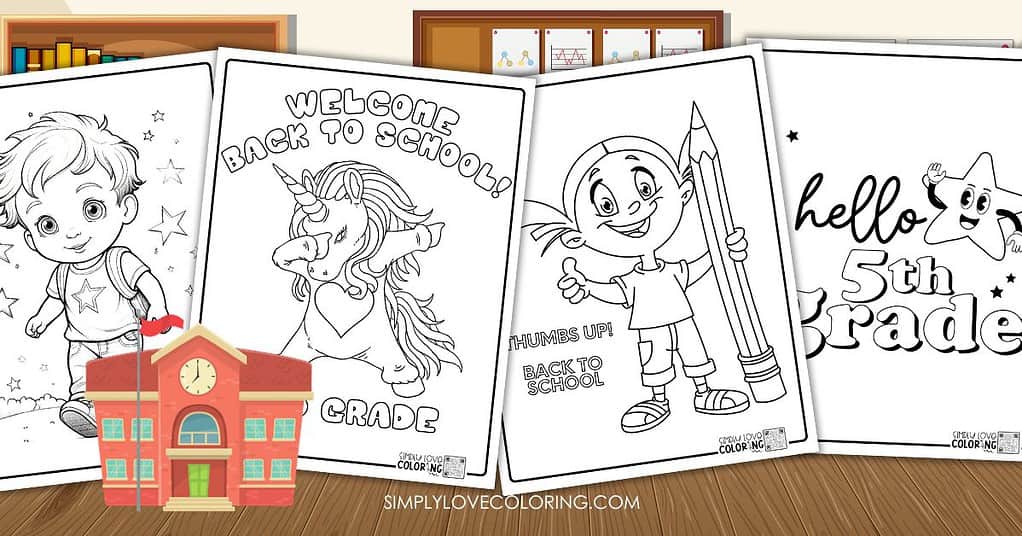 97 Back to School Coloring Pages (Free PDF Printables) - Simply Love ...