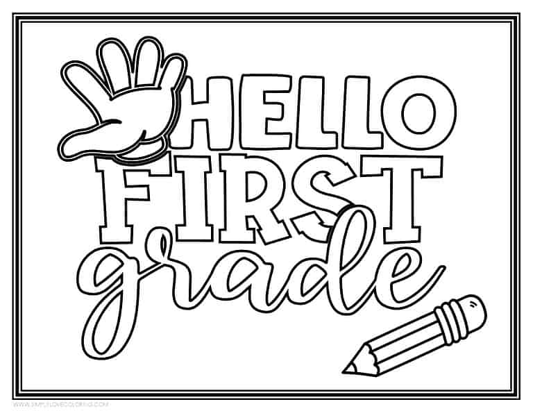 97 Back to School Coloring Pages (Free PDF Printables) - Simply Love ...