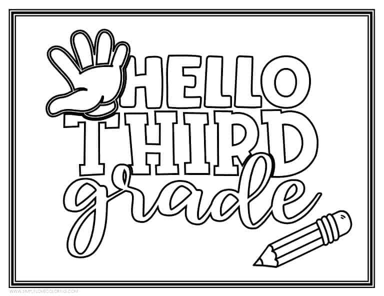 97 Back to School Coloring Pages (Free PDF Printables) - Simply Love ...