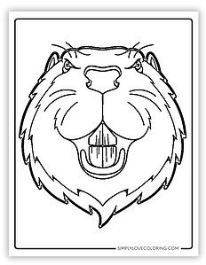 32 Beaver Coloring Pages (Free PDF Printables) - Simply Love Coloring