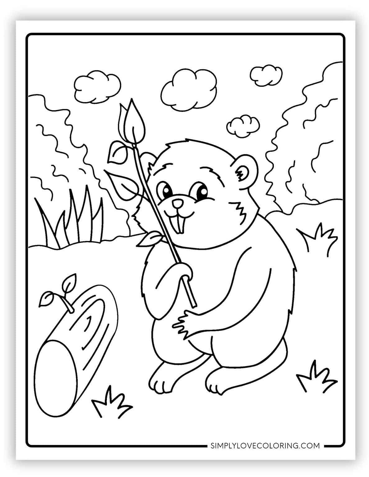 32 Beaver Coloring Pages (Free PDF Printables) - Simply Love Coloring
