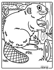 32 Beaver Coloring Pages (Free PDF Printables) - Simply Love Coloring