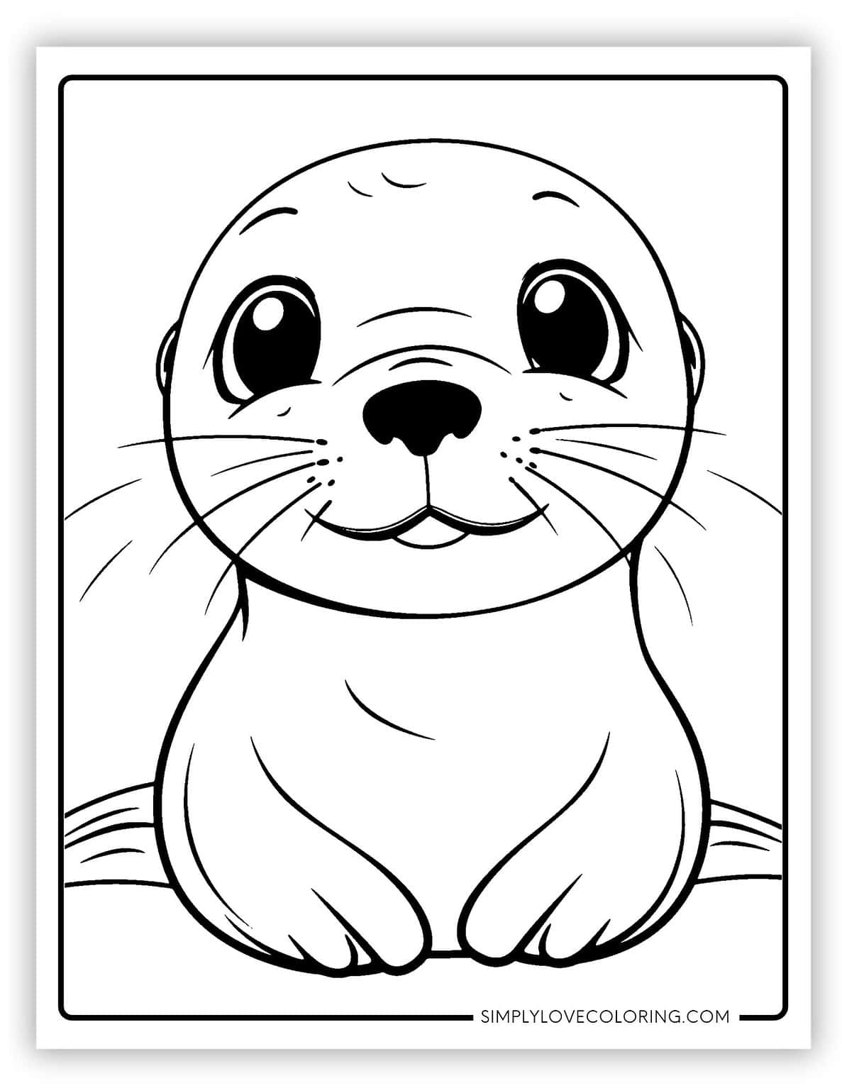 31 Seal Coloring Pages (Free PDF Printables) - Simply Love Coloring
