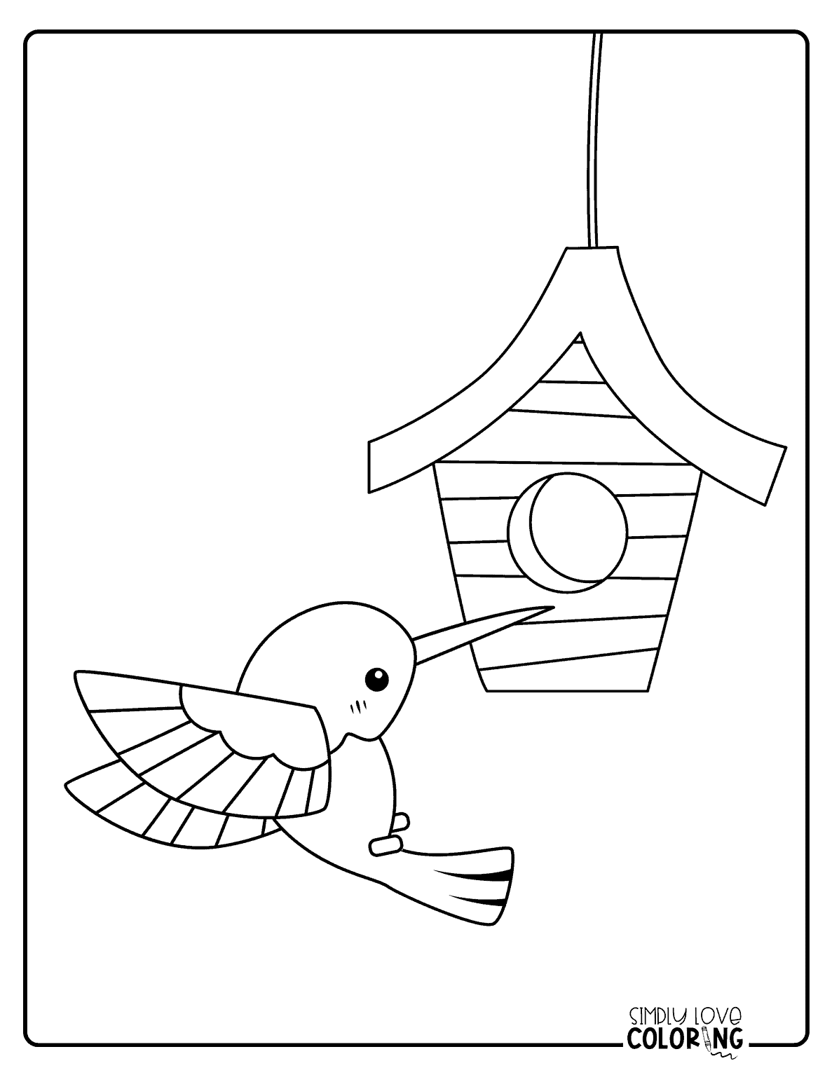 34 Pretty Bird Coloring Pages (Free PDF Printables) - Simply Love Coloring