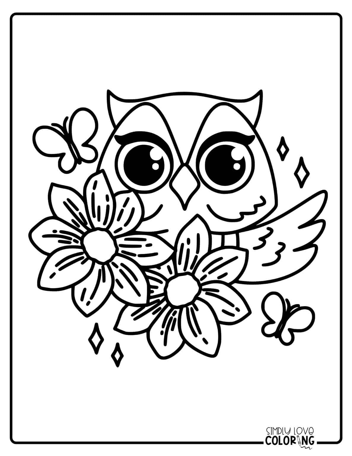 Owl Coloring Pages (Free PDF Printables) - Simply Love Coloring