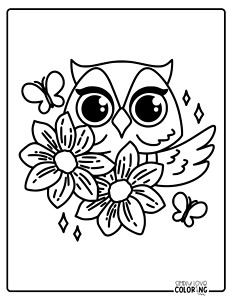 Free Owl Coloring Pages - Simply Love Coloring