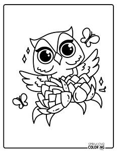 Free Owl Coloring Pages - Simply Love Coloring