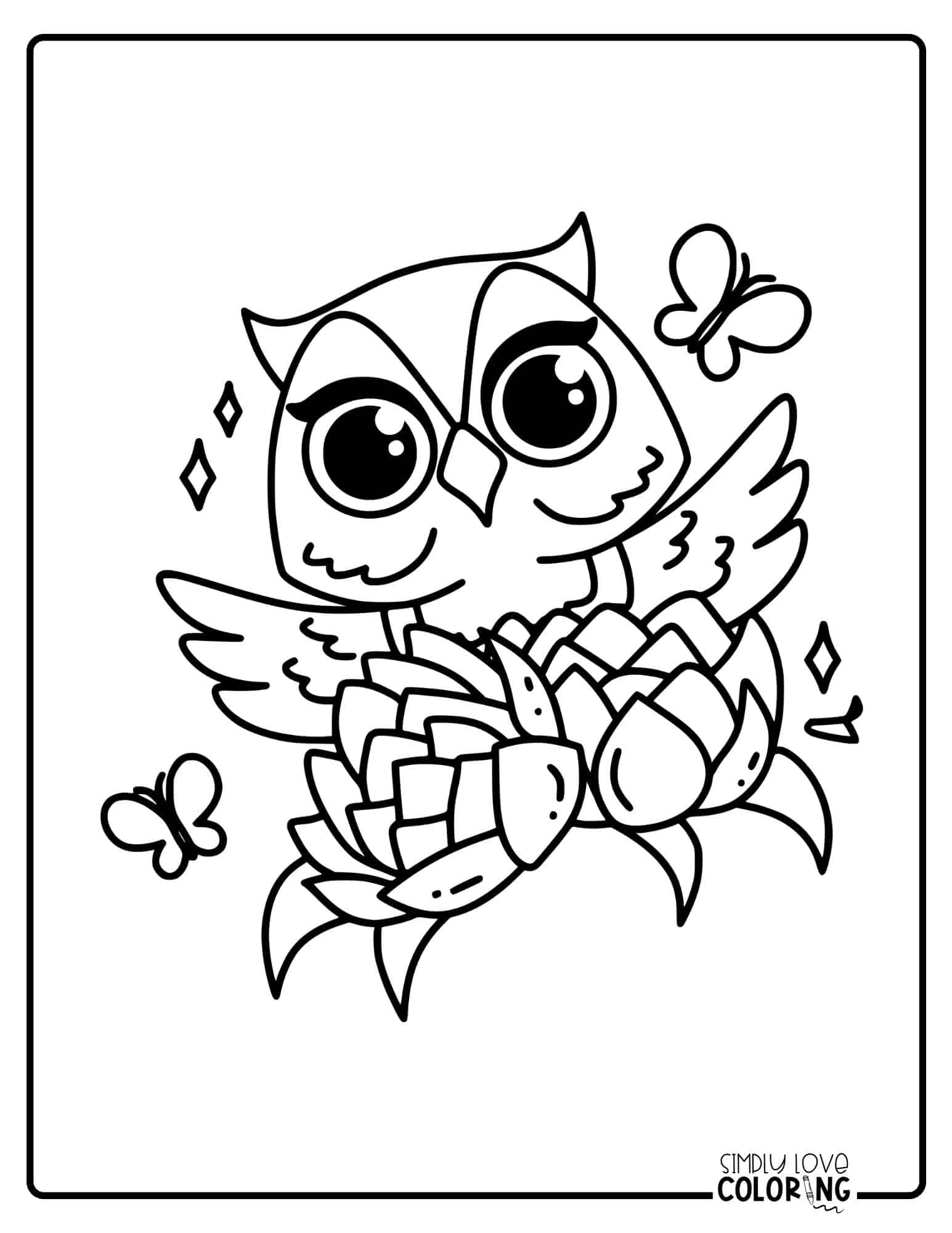 Free Owl Coloring Pages - Simply Love Coloring