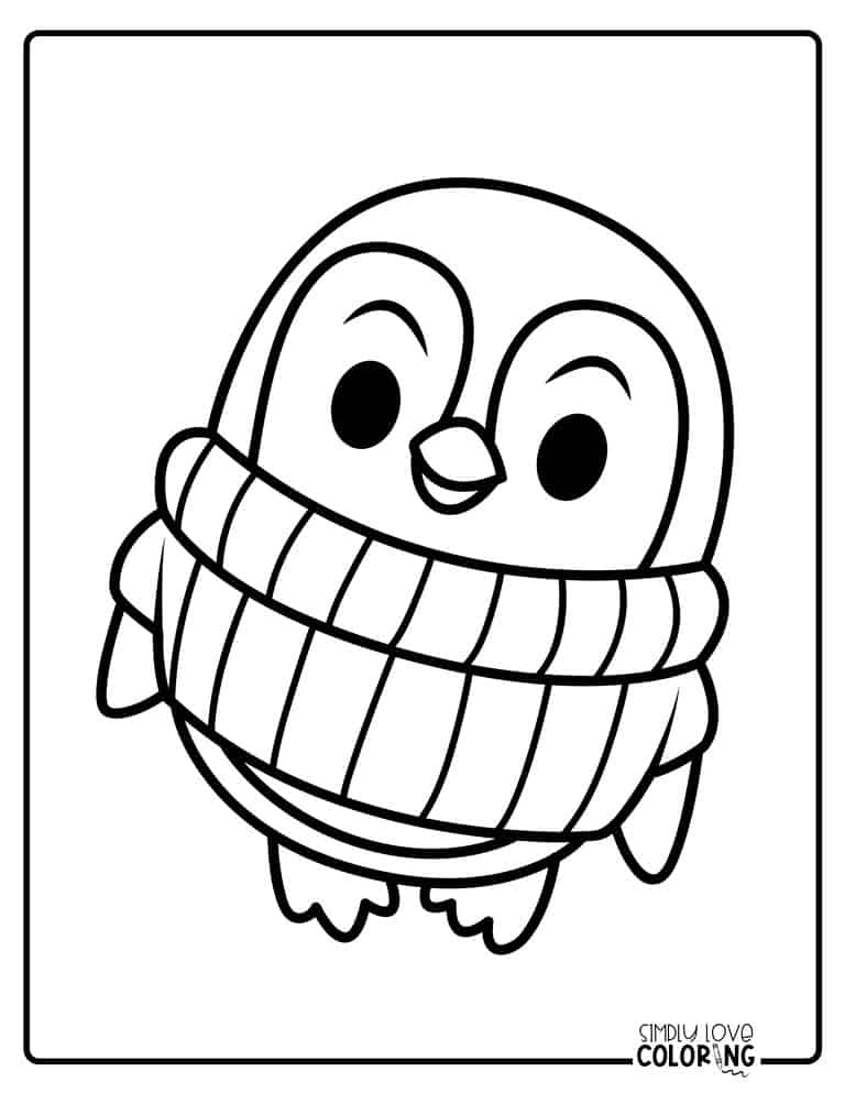 35 Penguin Coloring Pages (Free PDF Printables) - Simply Love Coloring