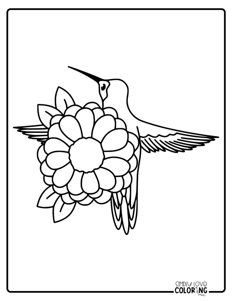 19 Hummingbird Coloring Pages (Free PDF Printables) - Simply Love Coloring