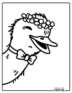 Ostrich Coloring Pages (Free PDF Printables) - Simply Love Coloring