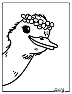 Ostrich Coloring Pages (Free PDF Printables) - Simply Love Coloring