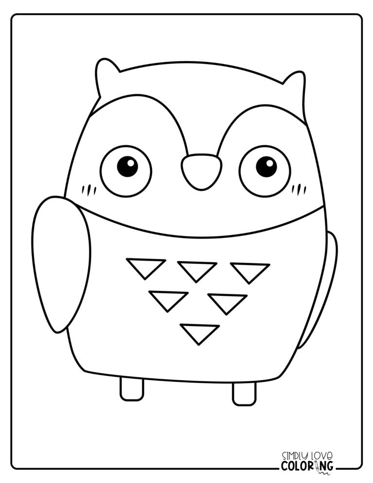 49 Owl Coloring Pages (Free PDF Printables) - Simply Love Coloring