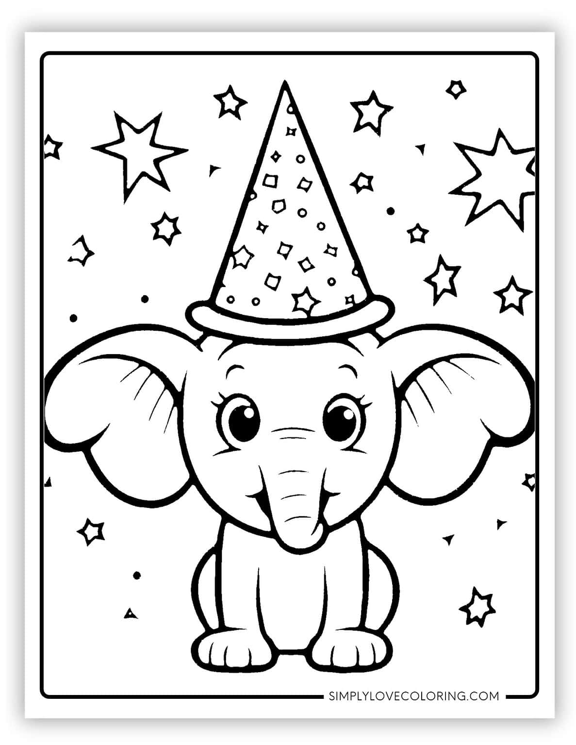 35 Elephant Coloring Pages (Free PDF Printables) - Simply Love Coloring