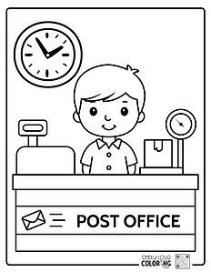 27 Mail Carrier Coloring Pages (Free PDF Printables) - Simply Love Coloring