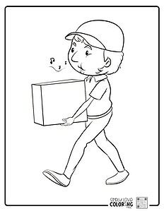 27 Mail Carrier Coloring Pages (Free PDF Printables) - Simply Love Coloring