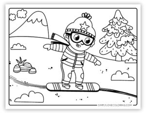 29 Winter Coloring Pages (Free PDF Printables) - Simply Love Coloring