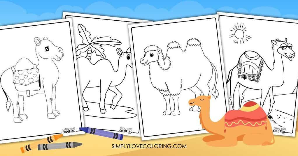 Camel Coloring Pages (Free PDF Printables) - Simply Love Coloring