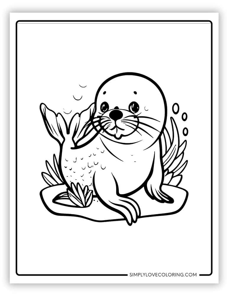31 Seal Coloring Pages (Free PDF Printables) - Simply Love Coloring