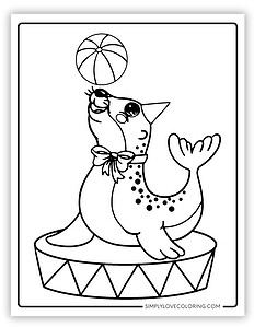 31 Seal Coloring Pages (Free PDF Printables) - Simply Love Coloring