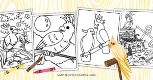 21 Cockatiel Coloring Pages (Free PDF Printables) - Simply Love Coloring