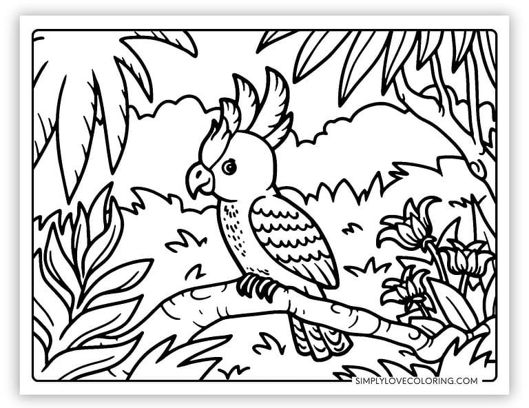 21 Cockatiel Coloring Pages (Free PDF Printables) - Simply Love Coloring