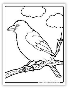 34 Pretty Bird Coloring Pages (Free PDF Printables) - Simply Love Coloring
