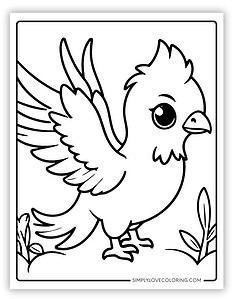 34 Pretty Bird Coloring Pages (Free PDF Printables) - Simply Love Coloring
