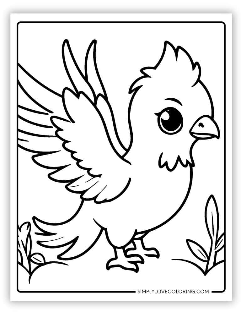 34 Pretty Bird Coloring Pages (Free PDF Printables) - Simply Love Coloring