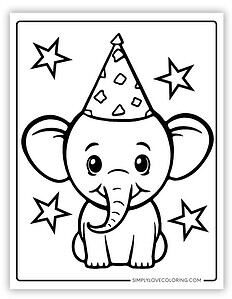 35 Elephant Coloring Pages (Free PDF Printables) - Simply Love Coloring