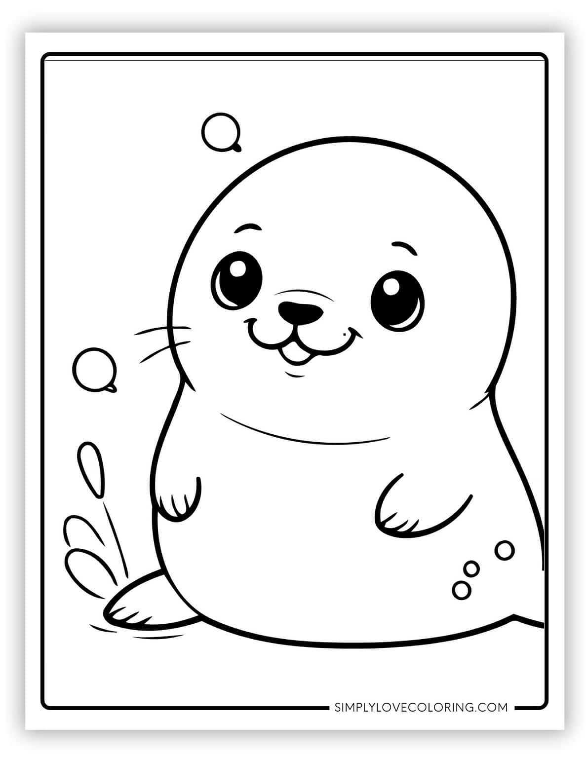 31 Seal Coloring Pages (Free PDF Printables) - Simply Love Coloring