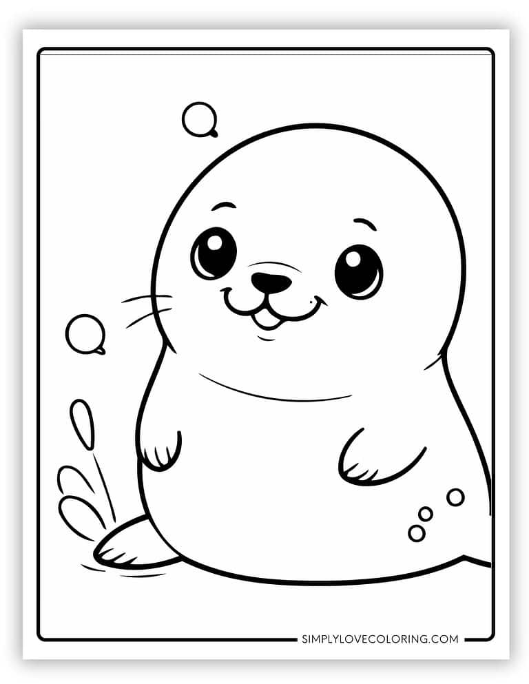 31 Seal Coloring Pages (Free PDF Printables) - Simply Love Coloring