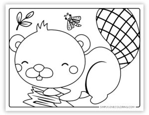 32 Beaver Coloring Pages (Free PDF Printables) - Simply Love Coloring