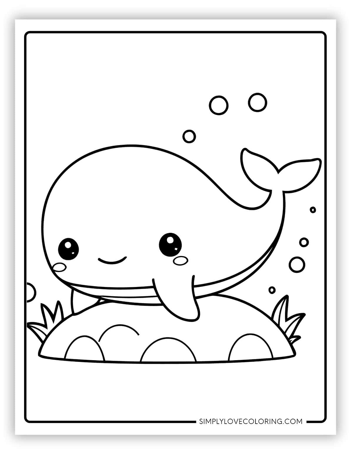 35 Whale Coloring Pages (Free PDF Printables) - Simply Love Coloring