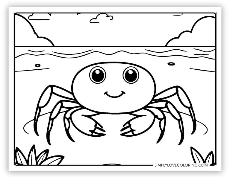 36 Crab Coloring Pages (Free PDF Printables) - Simply Love Coloring