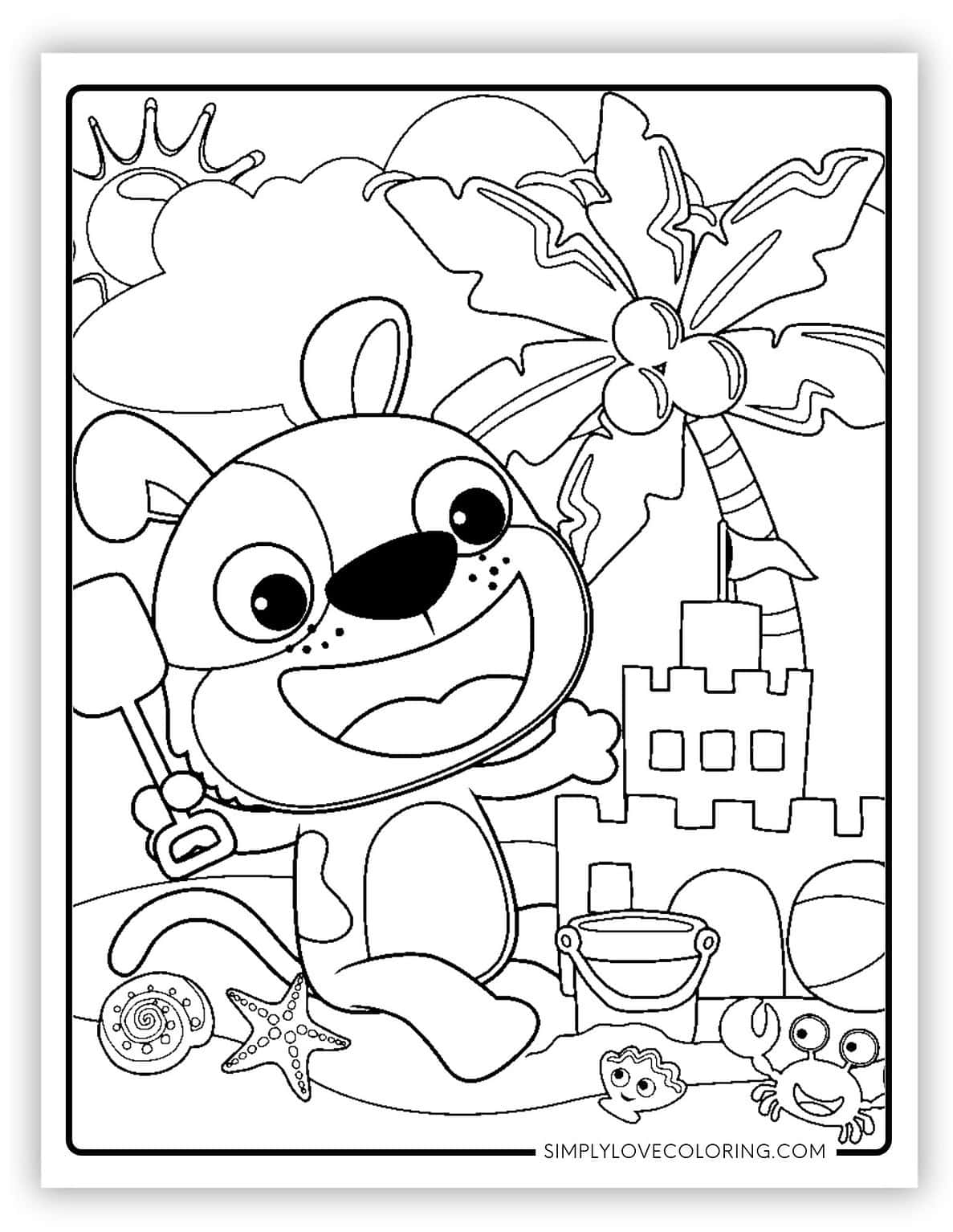 40 Cute Summer Coloring Pages (Free PDF Printables) - Simply Love Coloring