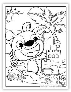40 Cute Summer Coloring Pages (Free PDF Printables) - Simply Love Coloring